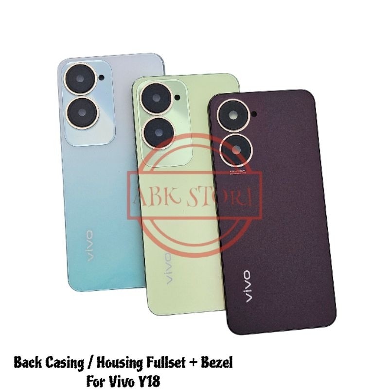 Jual BACK CASING - KESING - HOUSING VIVO Y18 BACKDOOR FULLSET + BEZEL ...