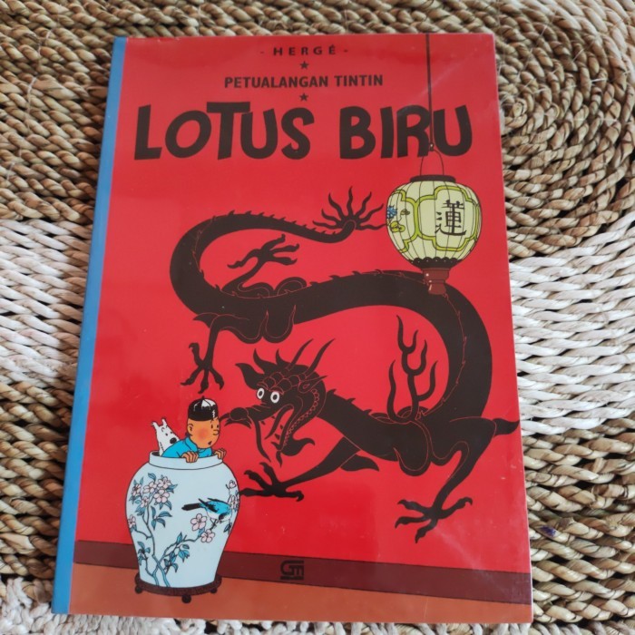 Jual PETUALANGAN TINTIN LOTUS BIRU - HERGE original | Shopee Indonesia