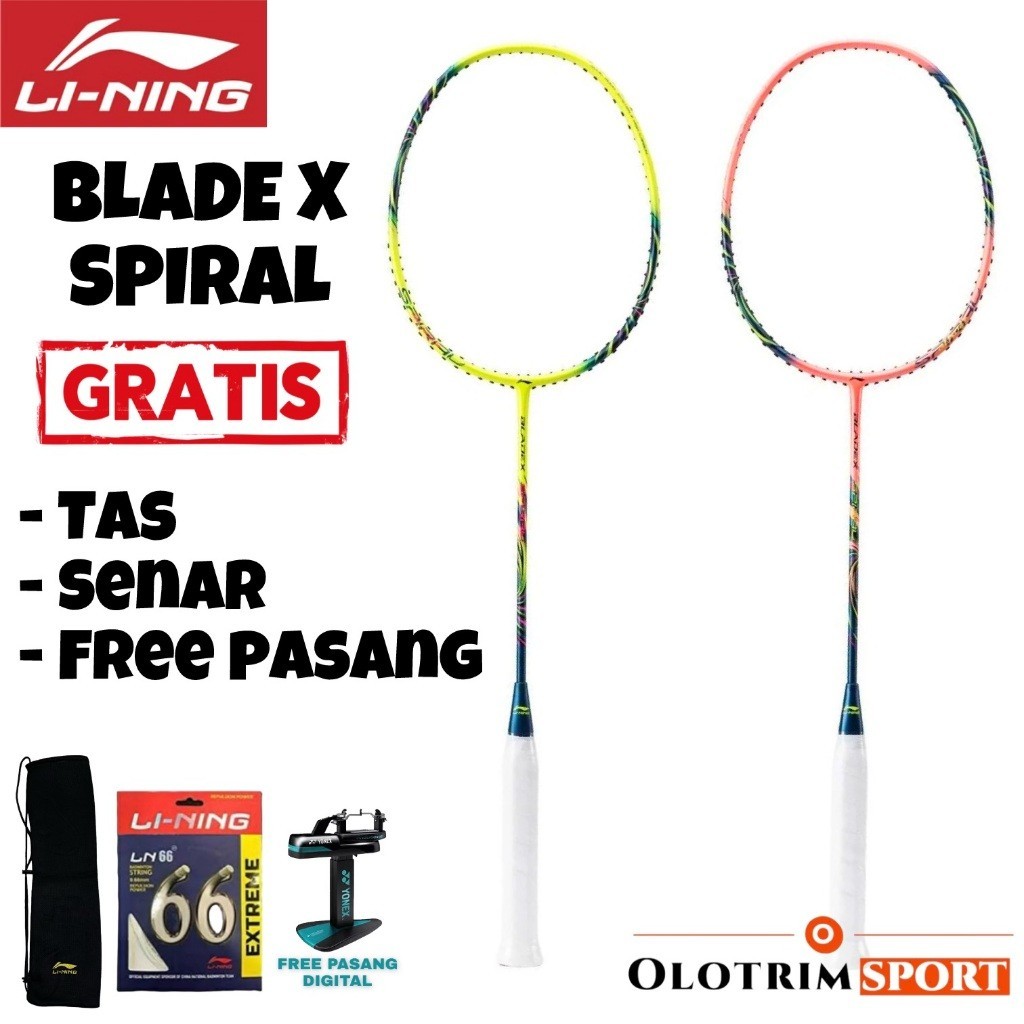 Jual Raket Badminton LINING BLADE X SPIRAL BladeX 100% ORIGINAL LINING ...