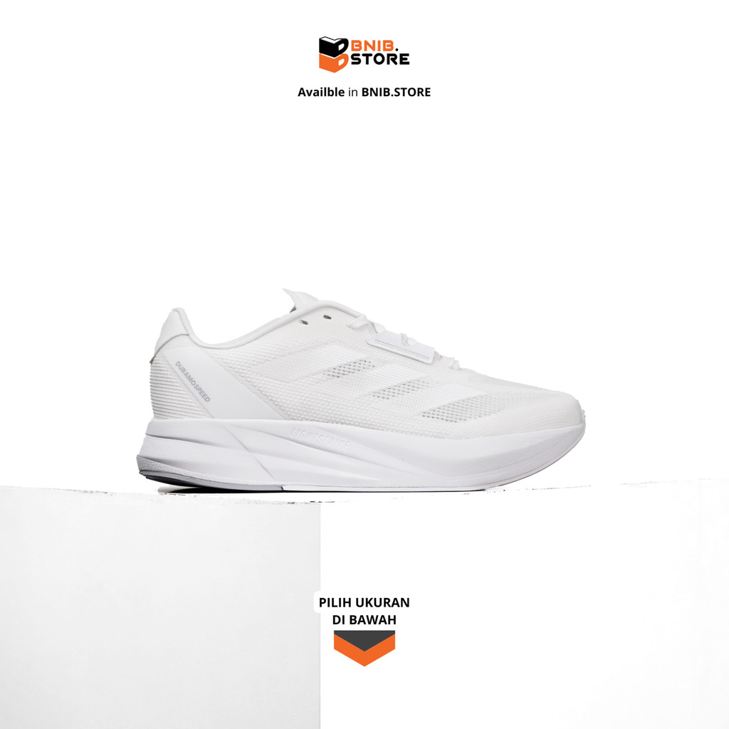 Jual Sepatu Lari Adidas Adizero Duramo Speed White Halo Silver [IE9671 ...