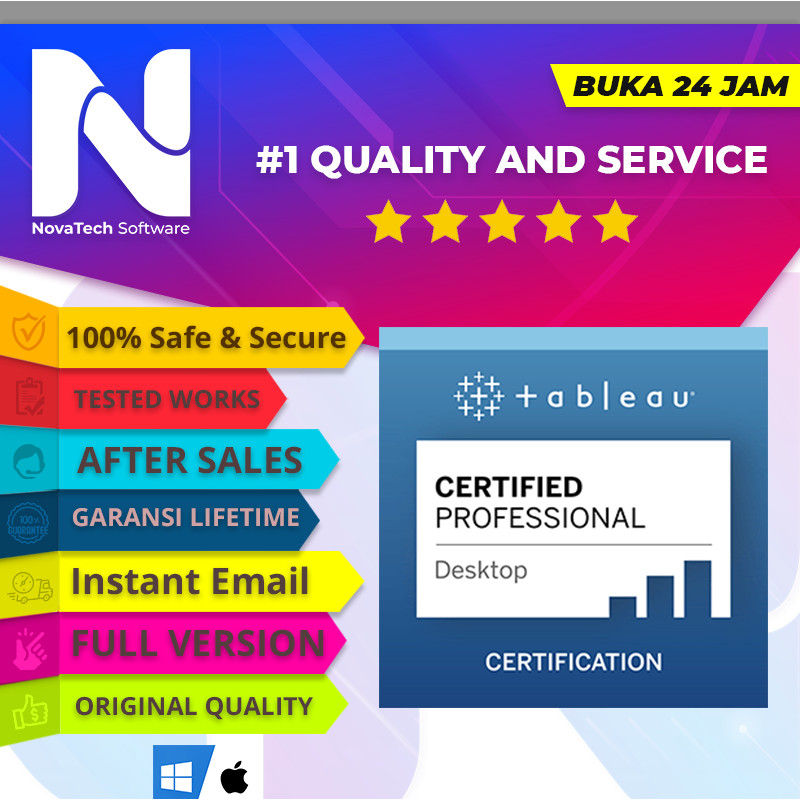 Jual ORIGINAL KEY 1 TAHUN Tableau Desktop Professional Edition 2024 | Shopee Indonesia