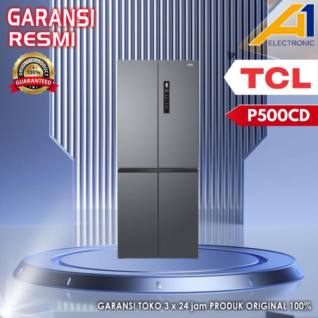 Jual TCL Kulkas P500CD / P 500 CD 4 Pintu 439 L No Frost Inverter ...