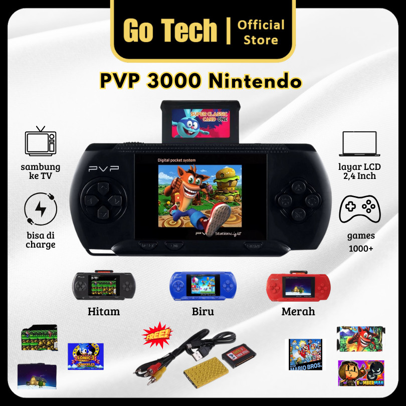 Jual Go Tech - PVP type 3000 GARANSI 1 TAHUN Pocket Game Game Boy ...