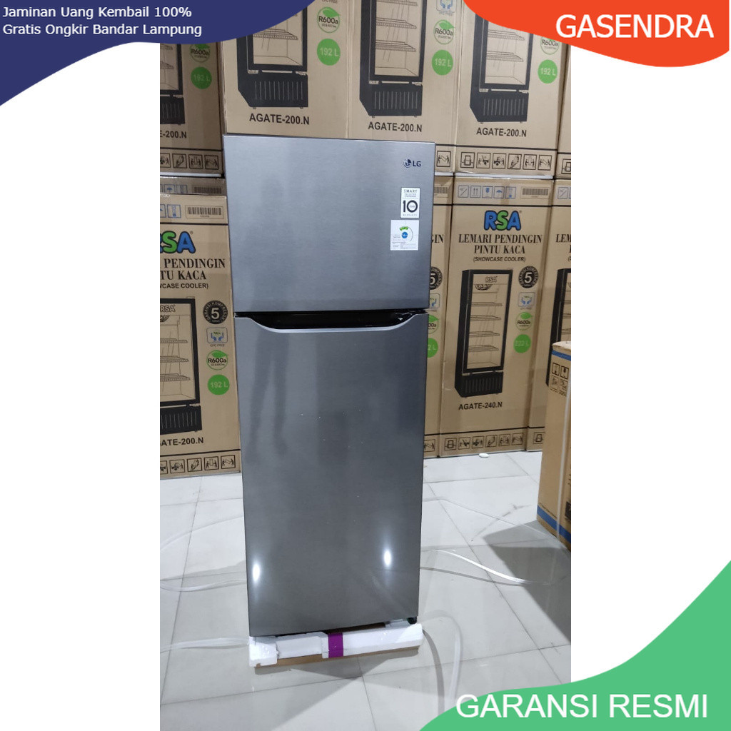 Jual Kulkas LG 2 pintu GN B 202SQIB inverter low watt 187 liter garansi resmi 202 SQIB GARANSI ...