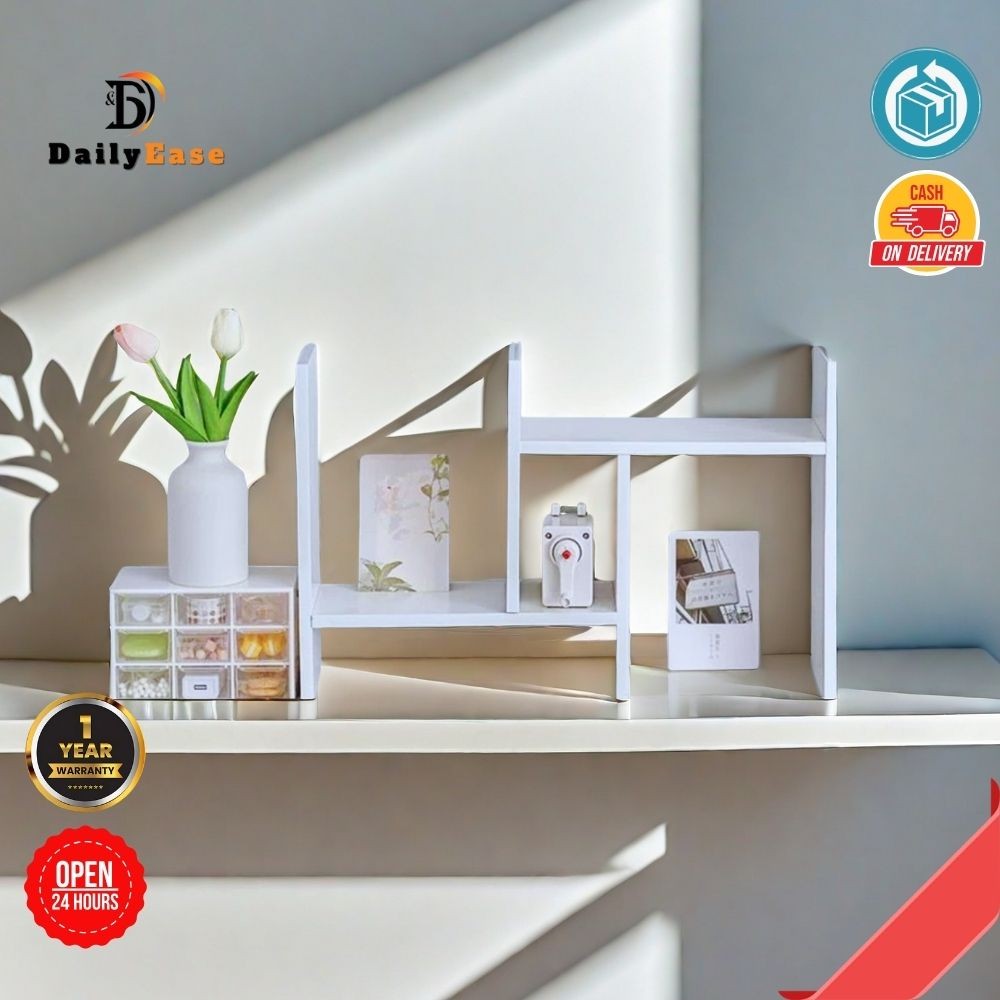 Jual DailyEase - Rak Meja Bisa Digeser Design Minimalis Bertingkat Tanaman Dapur Cafe Office ...
