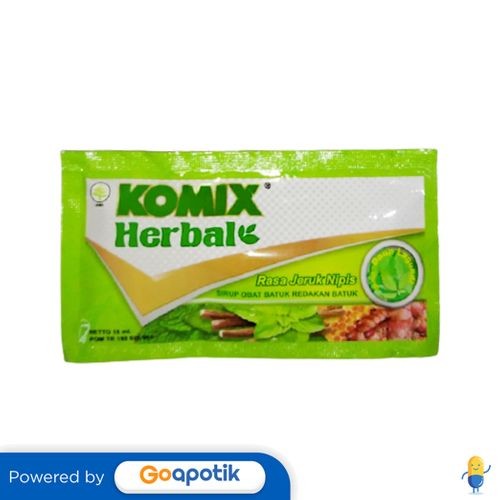 Jual Komix Herbal Jeruk Nipis 15 Ml Box 6 Sachet | Shopee Indonesia