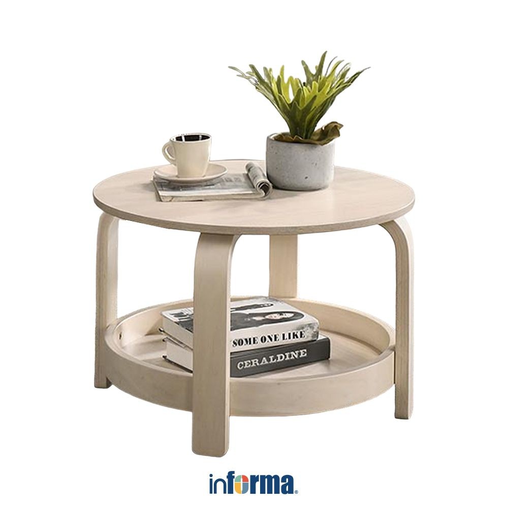 Jual Informa Milie Meja Tamu Round Coffee Table Meja Ruang Tamu ...