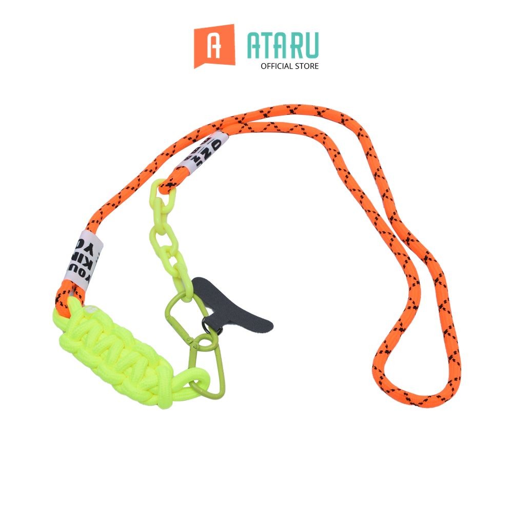 Jual Ataru Lanyard Kombinasi - Kuning/Orange Tali Leher Name Tag Id ...