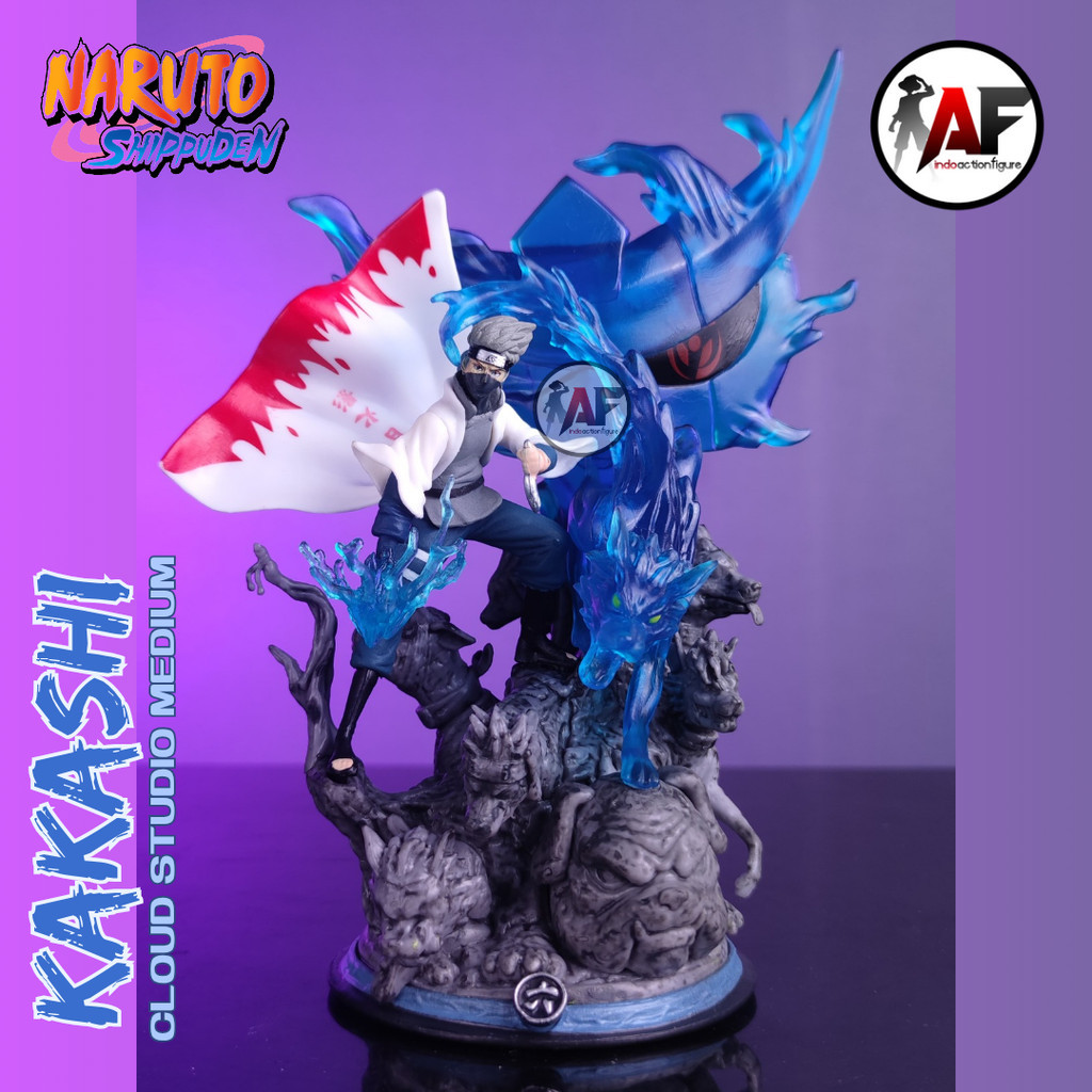 Jual Statue Action Figure Naruto Kakashi Hatake Cloud Studio Design Medium Ver. | Shopee Indonesia