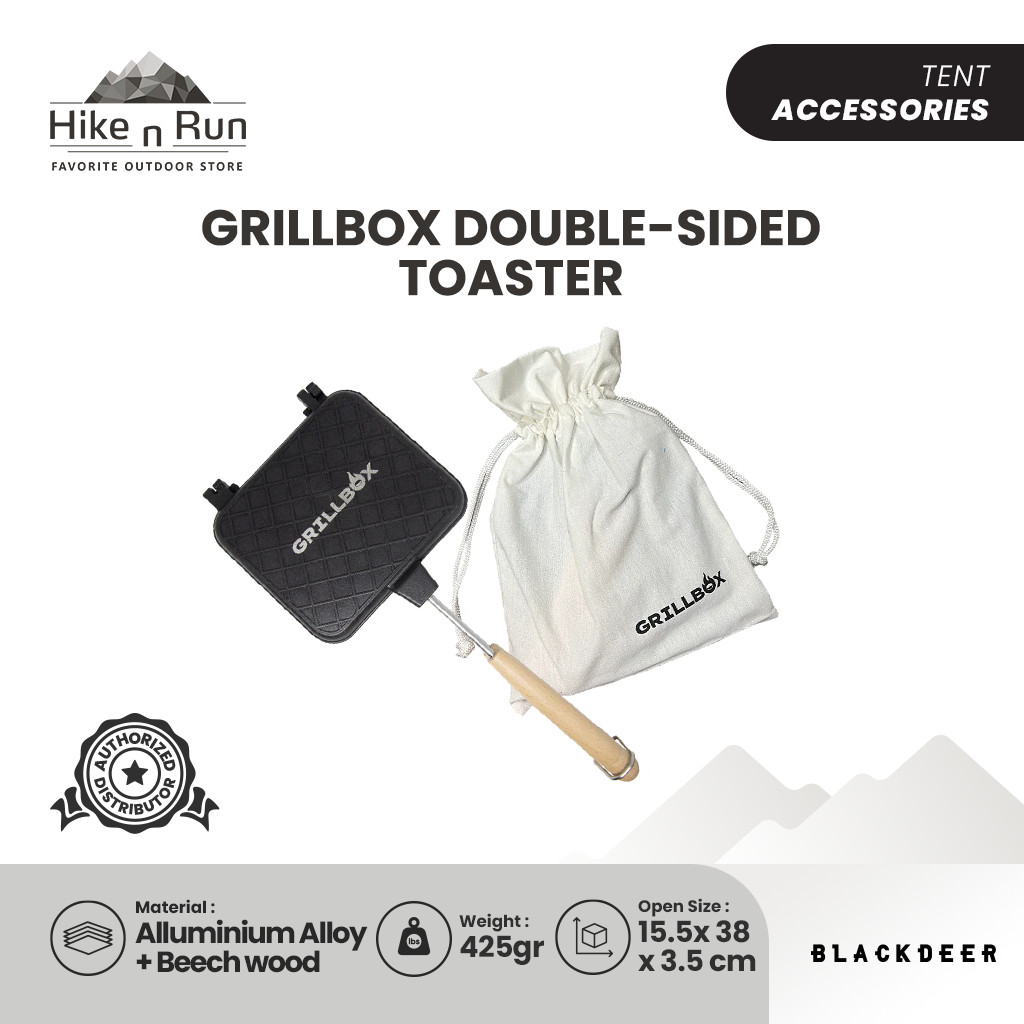 Jual Hike n Run Pemanggang Roti Anti Lengket HNR2200008 Grillbox Double ...