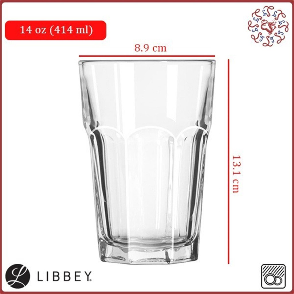 Jual LIBBEY Soft Drink / Ice Tea Glass / Gelas Es Teh 14 Oz (414 ml ...