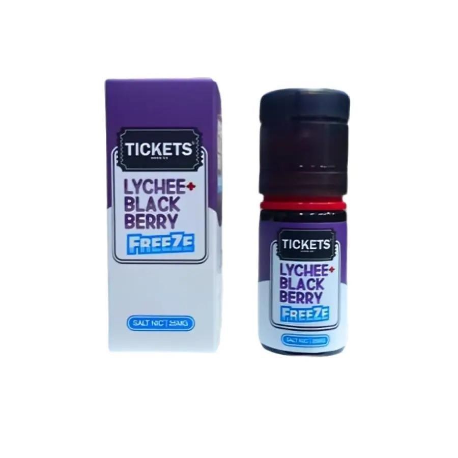 Jual [SALT] EJM TICKETS LYCHEE BLACKBERRY FREEZE SALT 30ML 25MG BY EJM ...