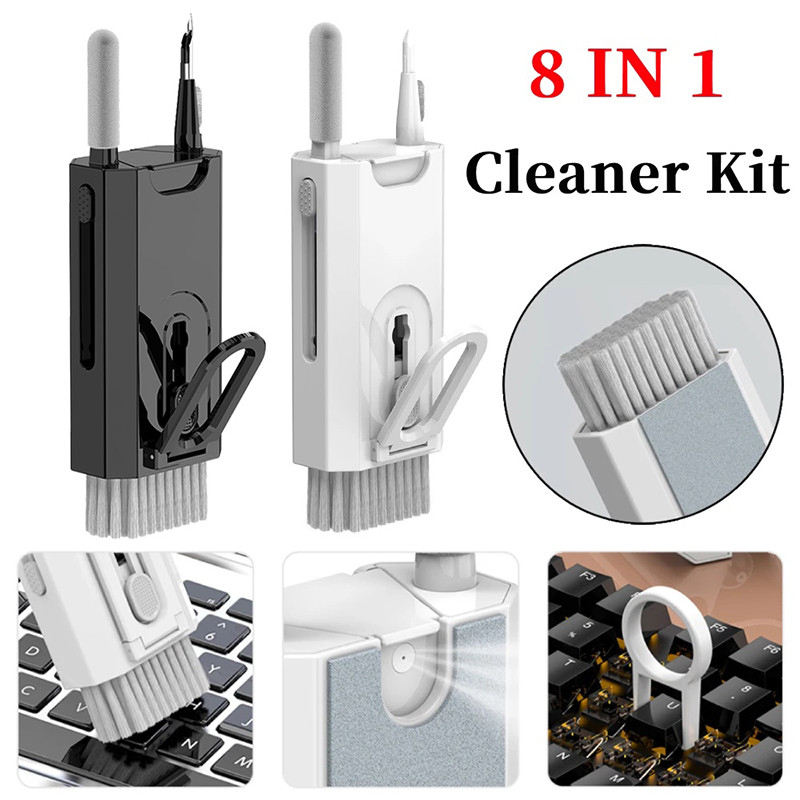 Jual 8 In 1 Cleaner Kit Computer Keyboard Cleaner Brush Kit Earphone ...