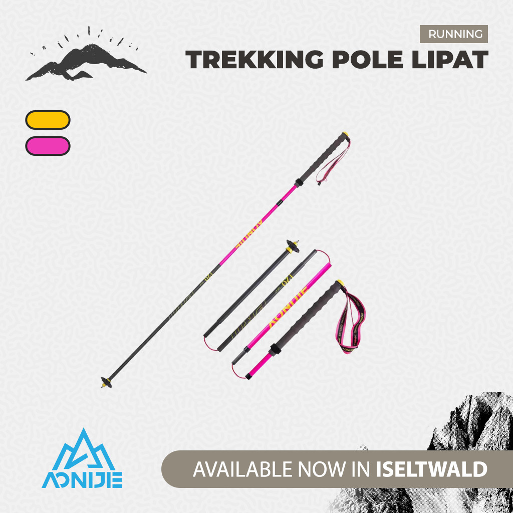Jual Aonijie Trekking Pole Lipat E4214 Pair Folding Trekking Pole ...