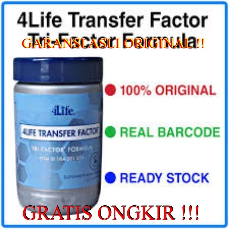 Jual 4Life 100%Asli Transfer Factor Formula - Tri Factor Formula ...