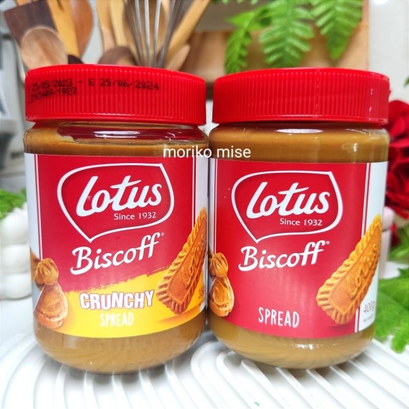 Jual selai lotus biscoff crunchy spread 380 gr / smooth spread 400 gr ...