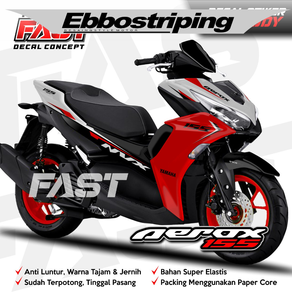 Jual Decal Sticker Aerox New NVX Simple Variasi Fullbody All New Aerox ...