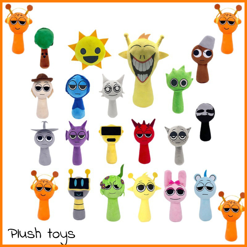 Jual New Sprunki Plush Toys Wenda Sprunky Plush 20cm Ears Mr Fun ...