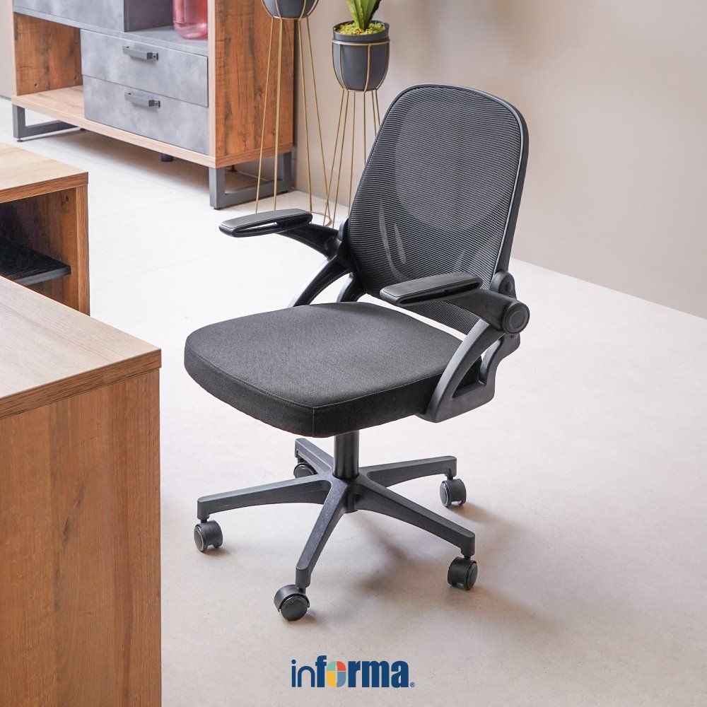 Jual Informa Ken Kursi Kantor Sandaran Rendah - Hitam Tempat Duduk ...