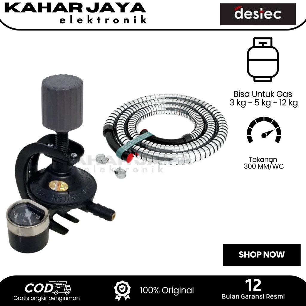 Jual [BISA COD] Destec Regulator Gas Regulator Tekanan Rendah U12R ...
