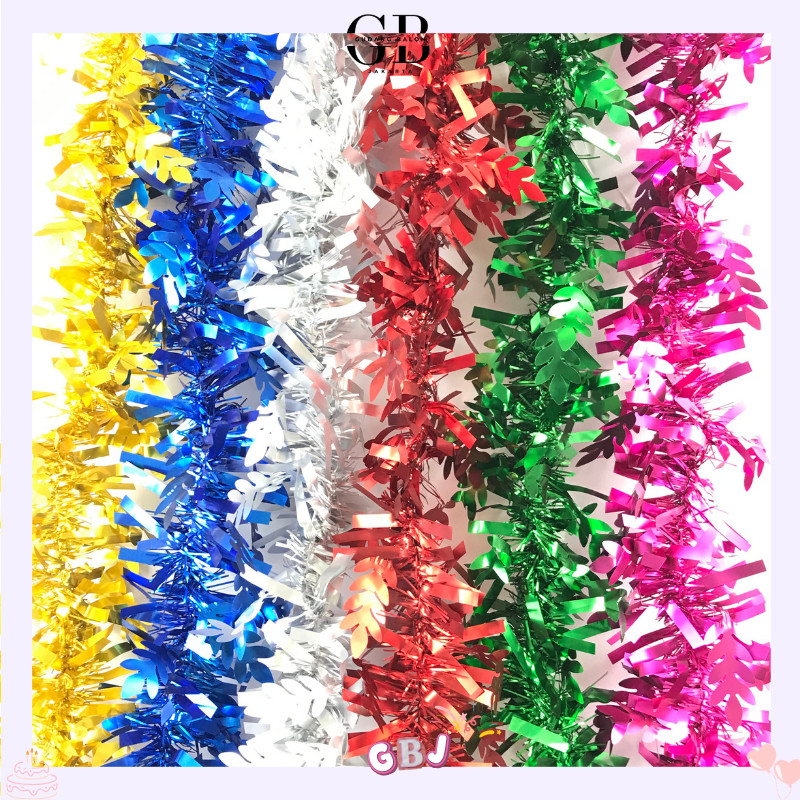 Jual GBJ - Slinger Motif Daun 09 / Tinsel Christmas / Dekorasi Natal ...