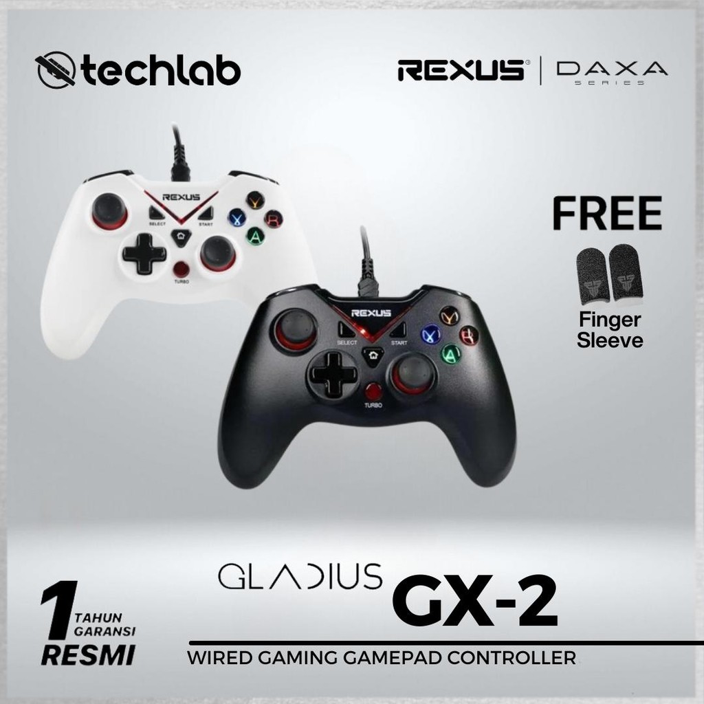 Jual Rexus GX2 Gladius Joystick Pro Gaming Gamepad Garansi Resmi ...