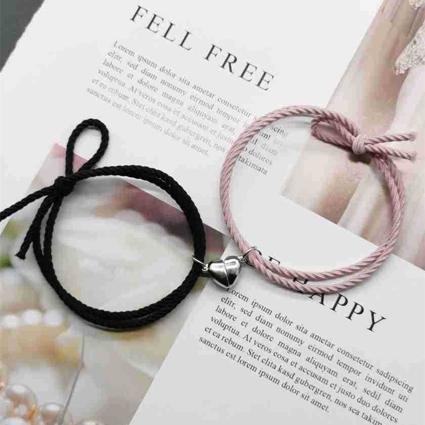Jual Aceh | (2PCS) Gelang Couple Magnet Love / Gelang Couple Pria ...