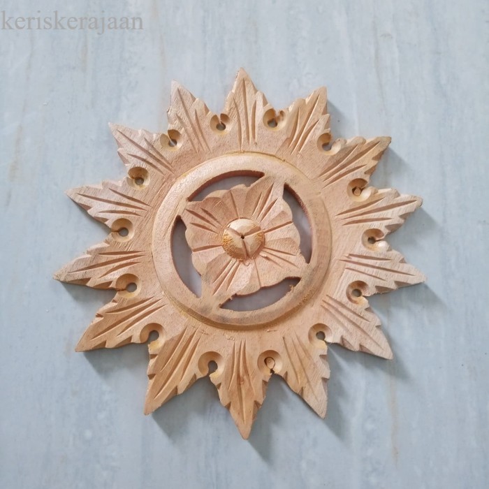 Jual Ornamen Ukir Ukiran Kayu Kusen Pintu Tempel Motif Bunga Matahari ...