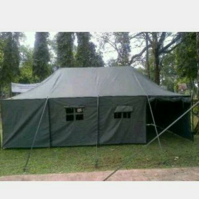 Jual TENDA PLETON BARAK KOMANDO 4X6 STANDAR TNI BAHAN PREMIUM TERBAIK ...