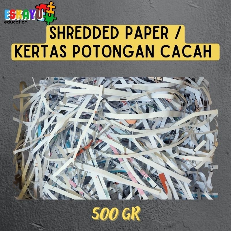 Jual SHREDDED PAPER / KERTAS POTONGAN / KERTAS CACAH / KERTAS PACKAGING ...