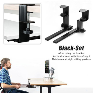 Jual 2Pcs Bracket Jepit Meja Keyboard Tray Clamp Sliding Desk Mount ...