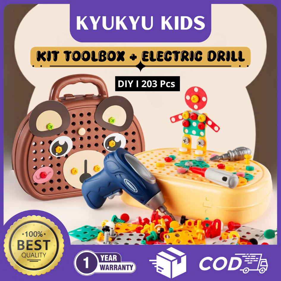 Jual Kyukyu Kids [GARANSI 1 TAHUN] Montessori Anak-anak Koper Mainan ...