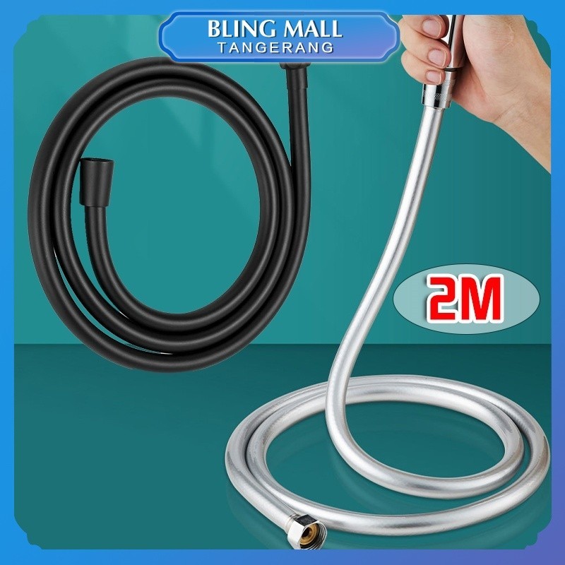 Jual Selang Jet Shower 2m Selang Sower Kamar Mandi PVC Selang Shower ...