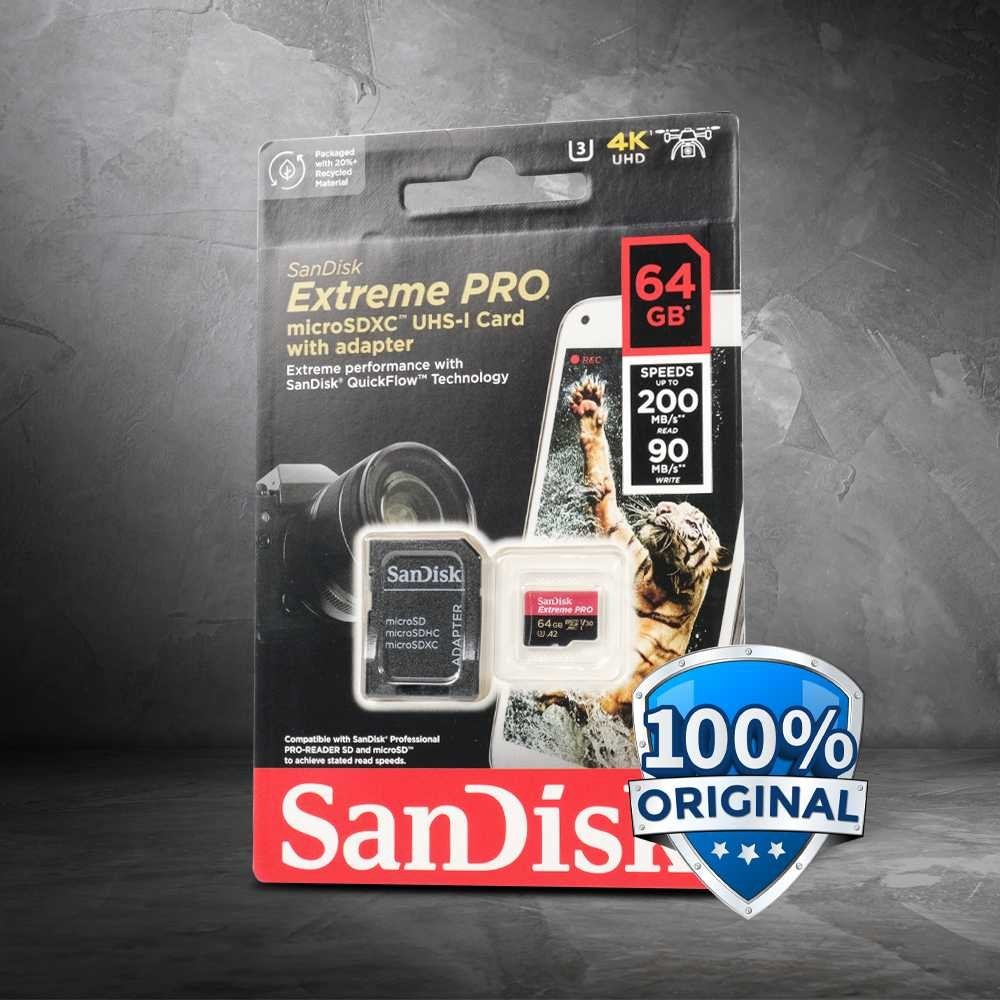 Jual SanDisk Extreme Pro microSDXC UHS-I A2 V30 200MB/s X HUMI | Shopee Indonesia