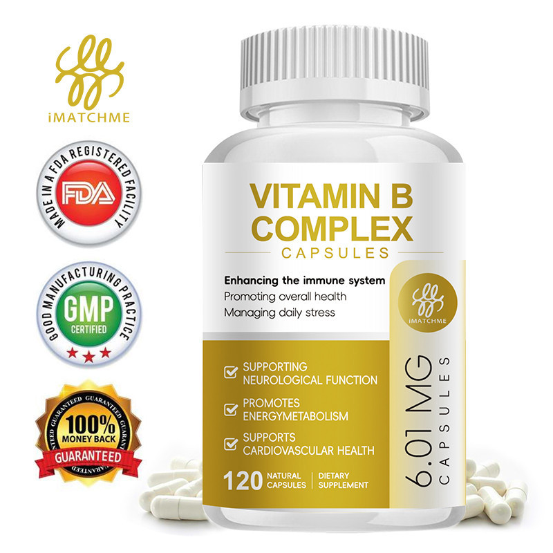 Jual iMATCHME Vitamin B Complex Capsule Reduce Stress Supports ...