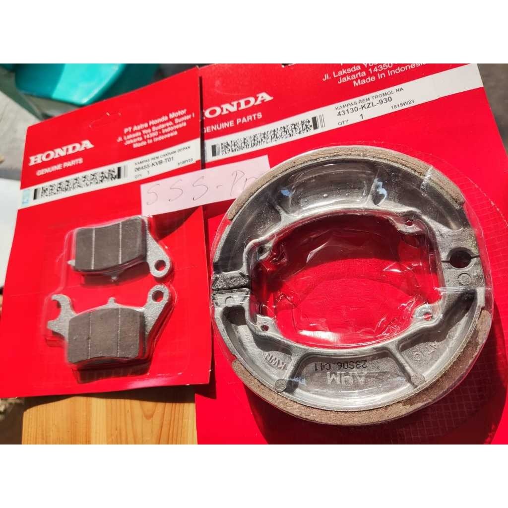Jual kampas rem dispad depan & belakang VARIO, BEAT, SCOOPY , SPACY KVB ...