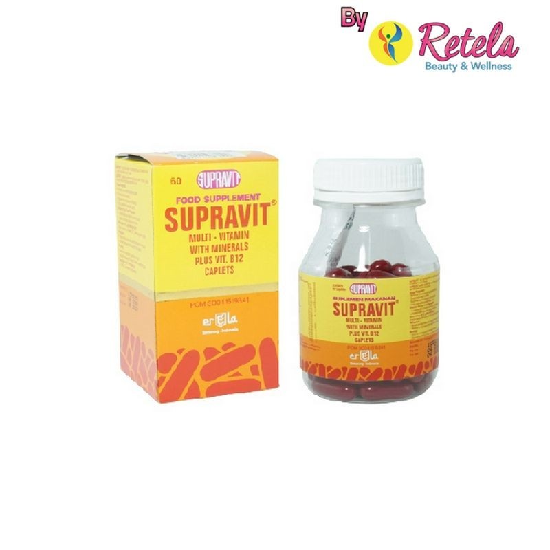 Jual SUPRAVIT MULTI VITAMIN 1 BOTOL 30 TABLET | Shopee Indonesia