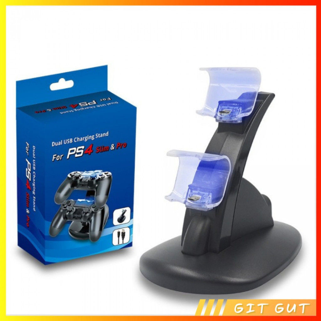 Jual Dual Charging Dock Station Dualshock PS4 Vertical Stand Controller ...