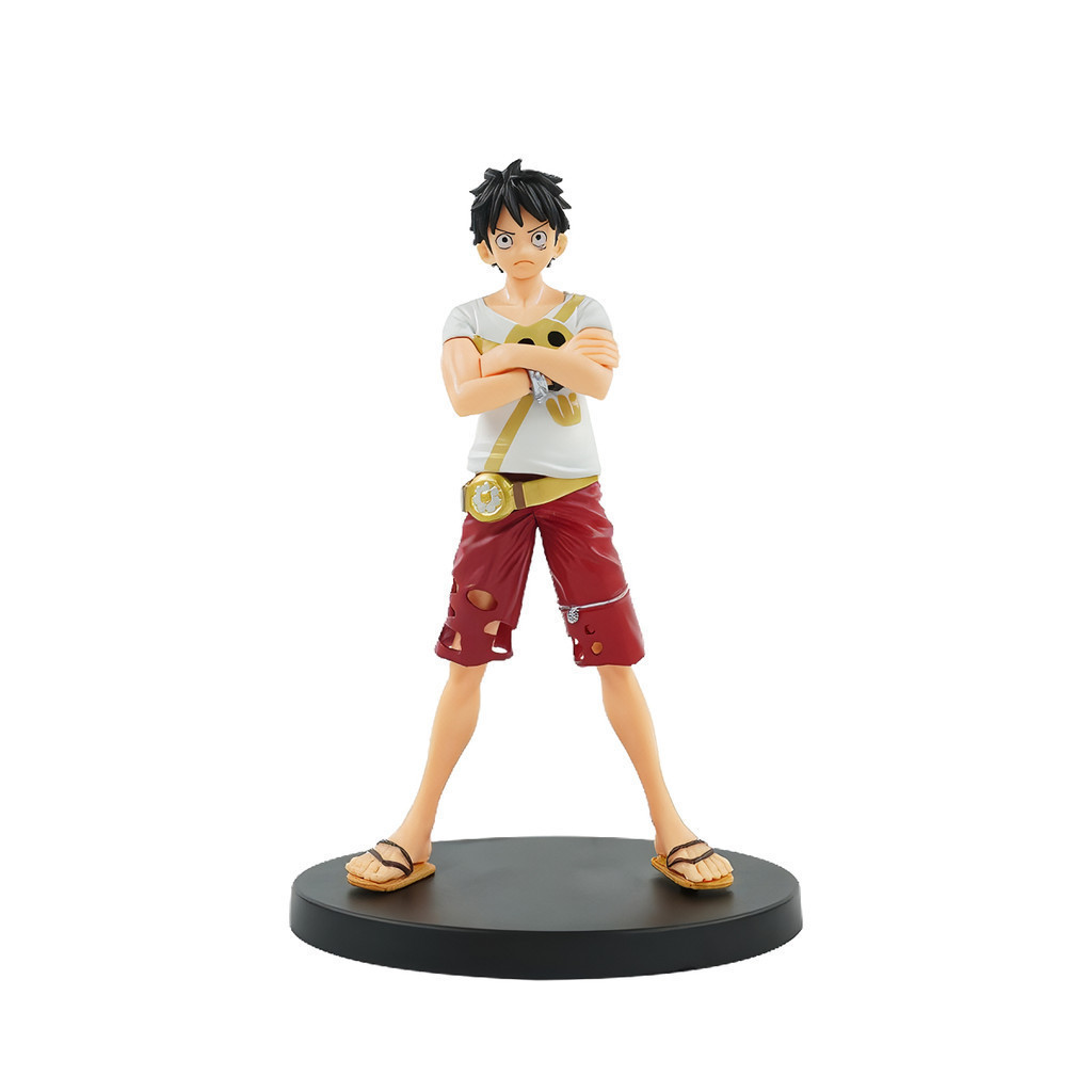 Jual Luffy Standing White shirt movie version 16cm action figure PVC D ...