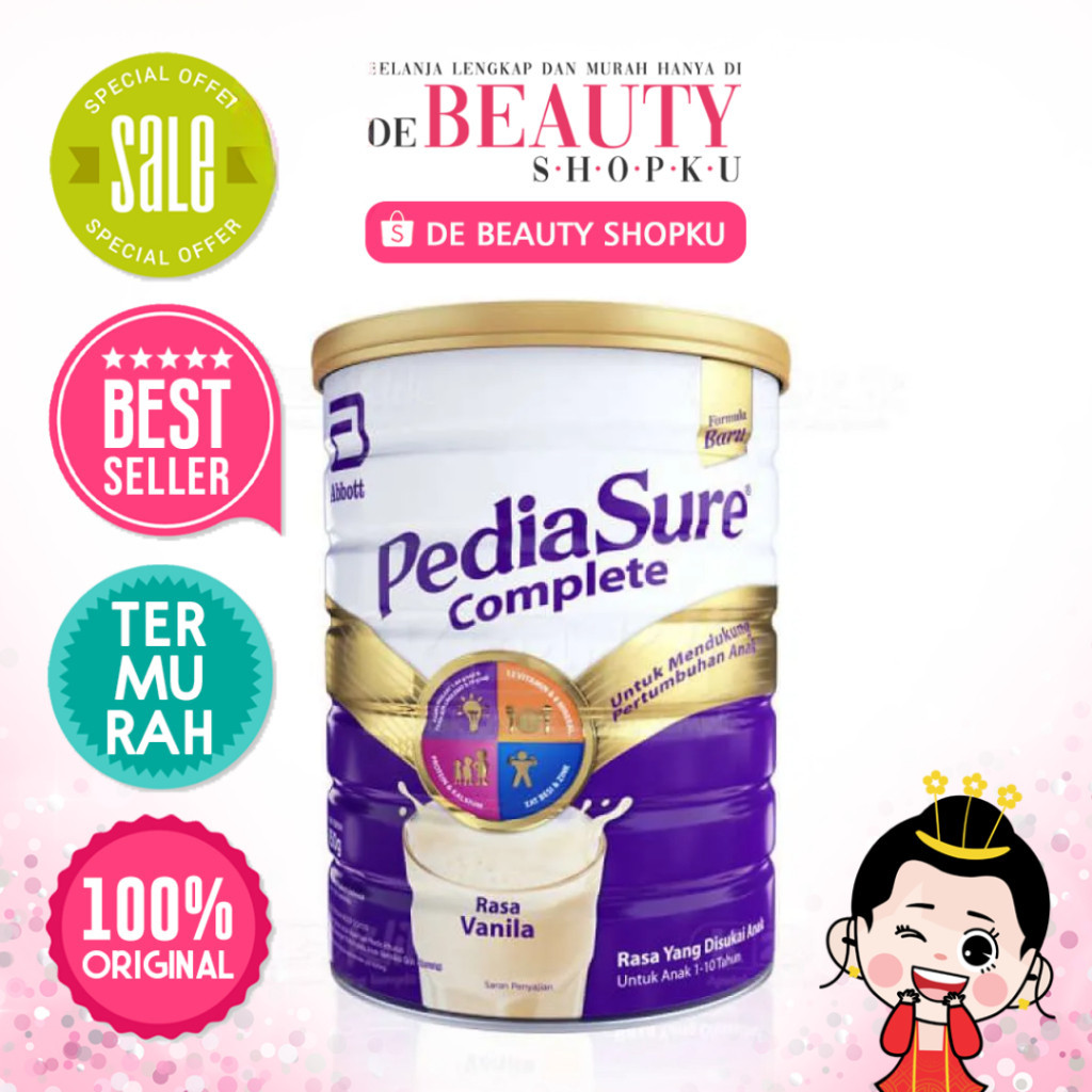 Jual Pediasure Complete Vanila 850gr (CABANG DBS) | Shopee Indonesia