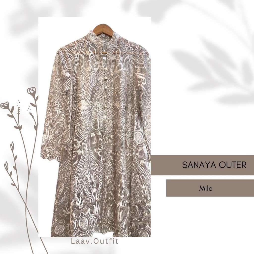 Jual OUTER BRUKAT TILE TEBAL MEWAH SIMPLE ELEGAN OUTER KONDANGAN OUTER ...