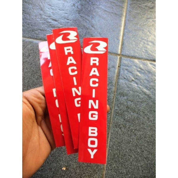 Jual stiker racing boy / stiker racing boy shock depan / stiker racing ...