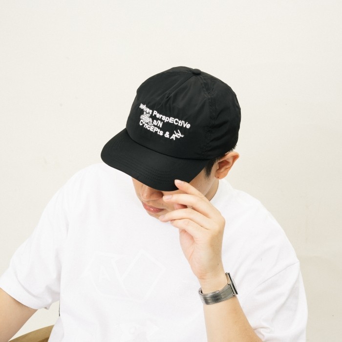 Jual UNKL347 Topi Five Panel Warna Hitam Detail Simpel WPAC | Shopee ...