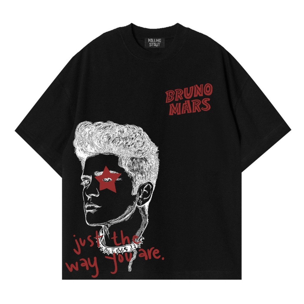 Jual [trendy] Rollingstout - BRUNO MARS STARS | KAOS BAND | BAJU MUSIK METAL ROCKpopuler unisex ...