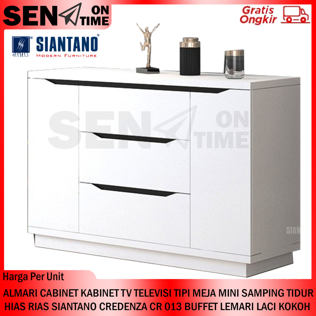 Jual [Kargo] Lemari Almari Cabinet Kabinet TV Siantano CREDENZA CR 013 ...