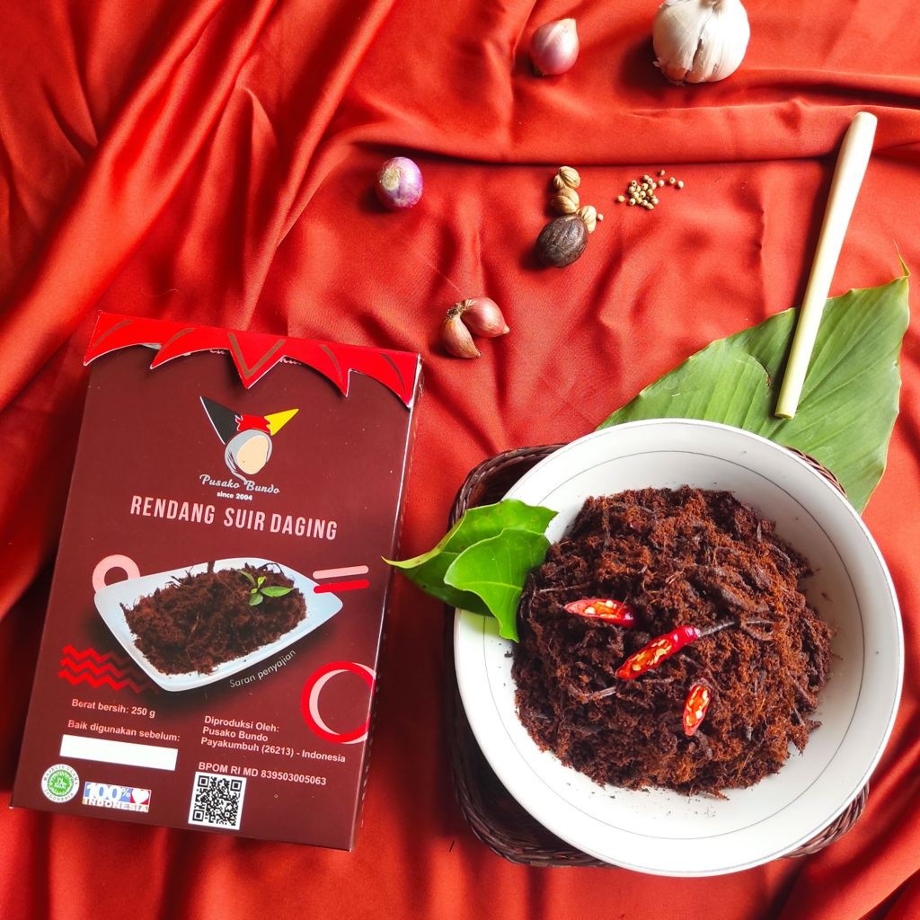 Jual Kuliner Minang Rendang Suir Daging Pusako Bundo Oleh-Oleh Asli ...
