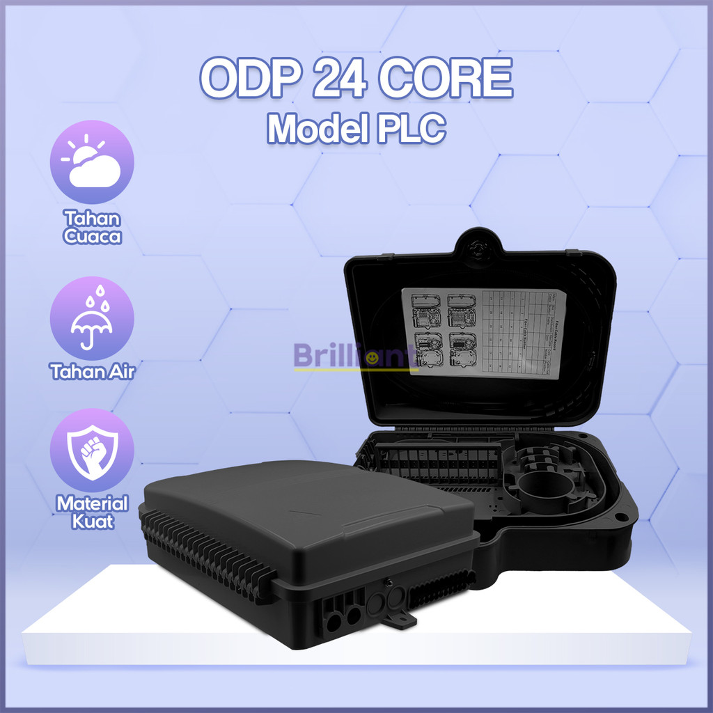 Jual ODP 24 Core Kosongan Model PLC Fiber Optic Warna Random | Shopee ...