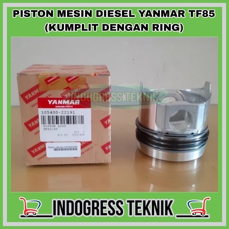 Jual SEHER PISTON MESIN DIESEL YANMAR TF85 ASLI YANMAR | Shopee Indonesia