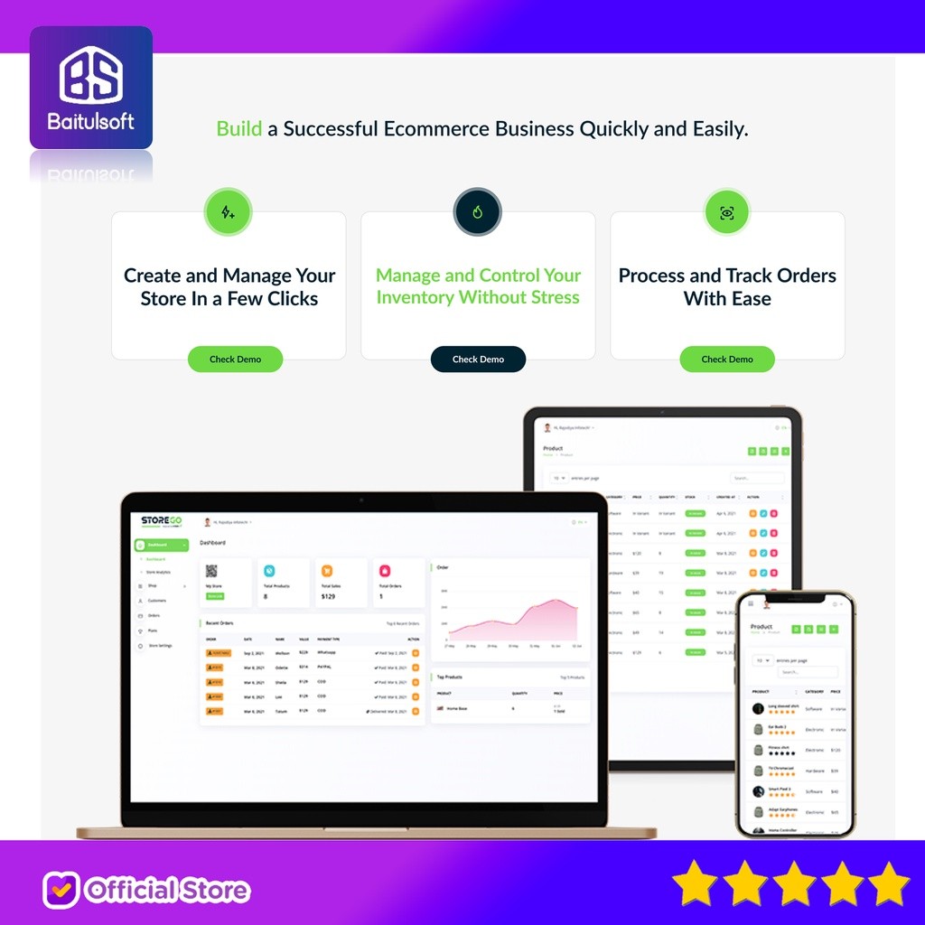 Jual SOURCE CODE APLIKASI STOREGO SAAS ONLINE STORE BUILDER | Shopee Indonesia