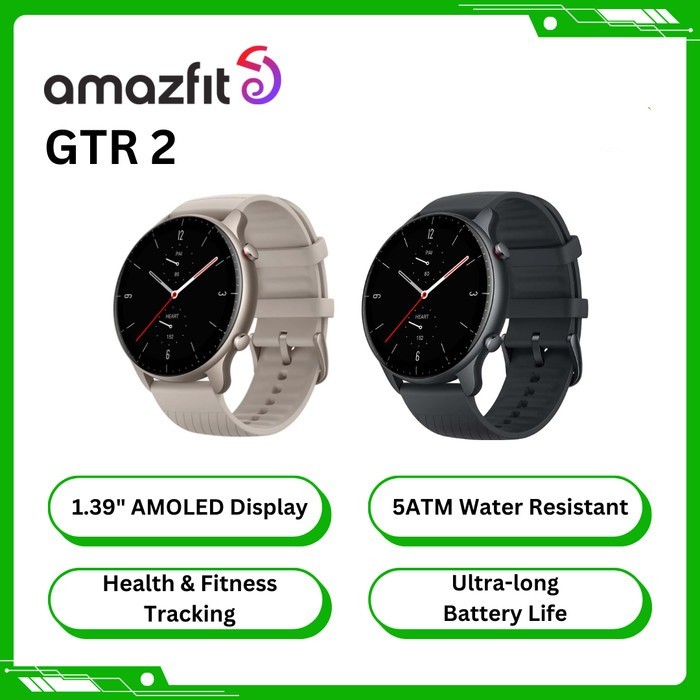 Jual Amazfit GTR 2 Smartwatch 1.39 inch AMOLED Display GPS 90+ Sport ...